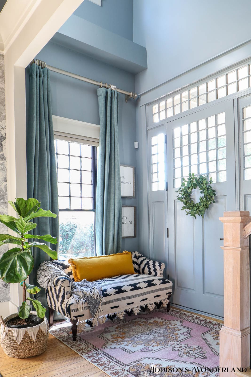 Washable Rug Find = Foyer Makeover! - Addison's Wonderland