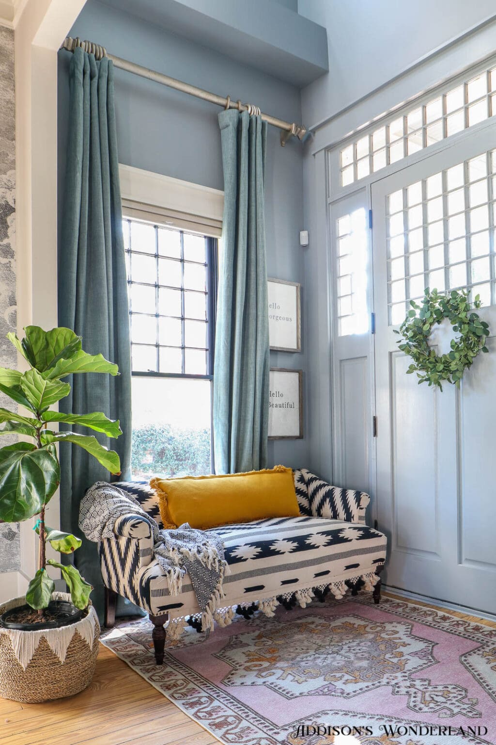 Washable Rug Find = Foyer Makeover! - Addison's Wonderland
