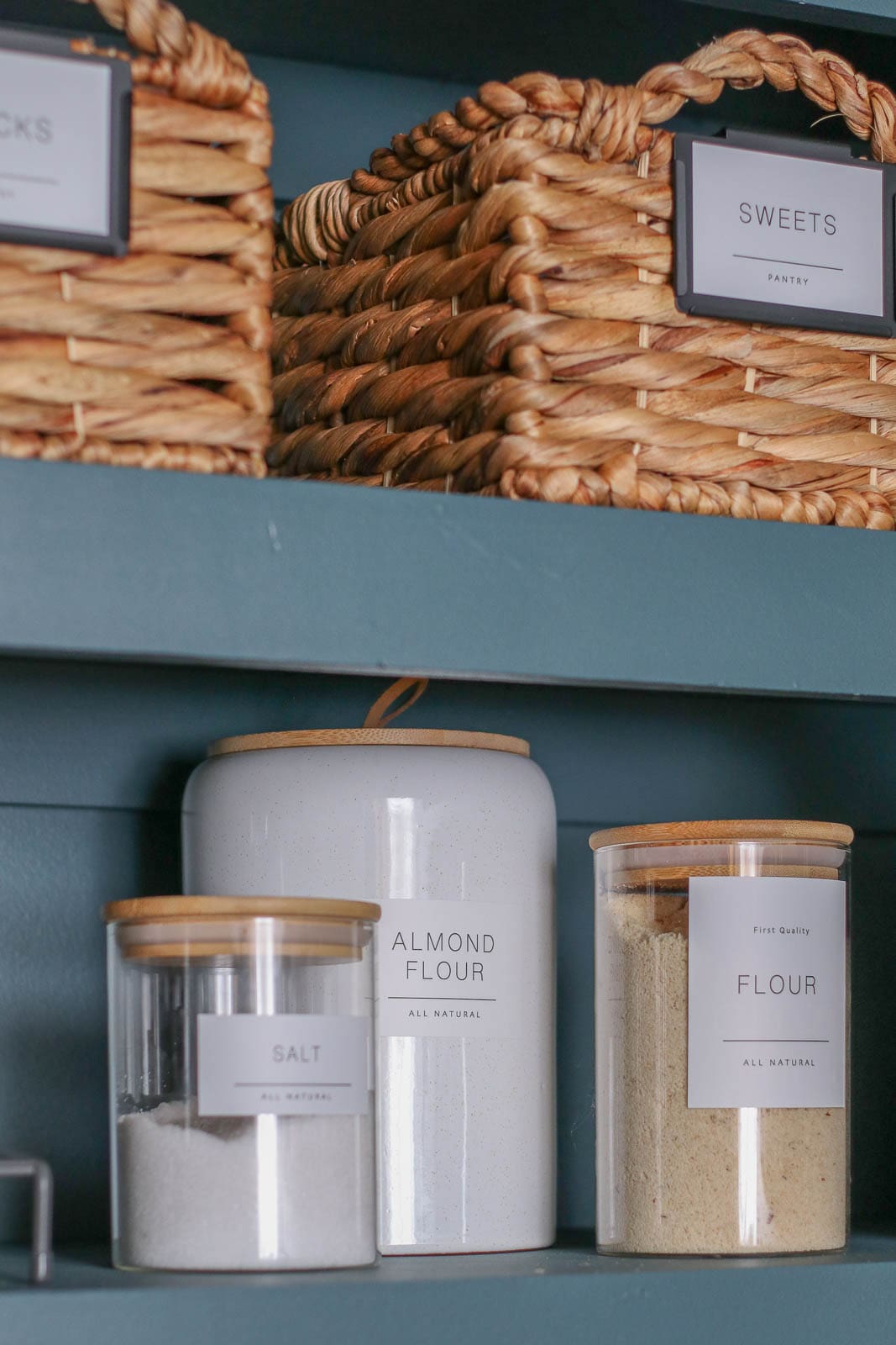 My Dreamy Blue on Blue Pantry Makeover & Organizational Refresh ...
