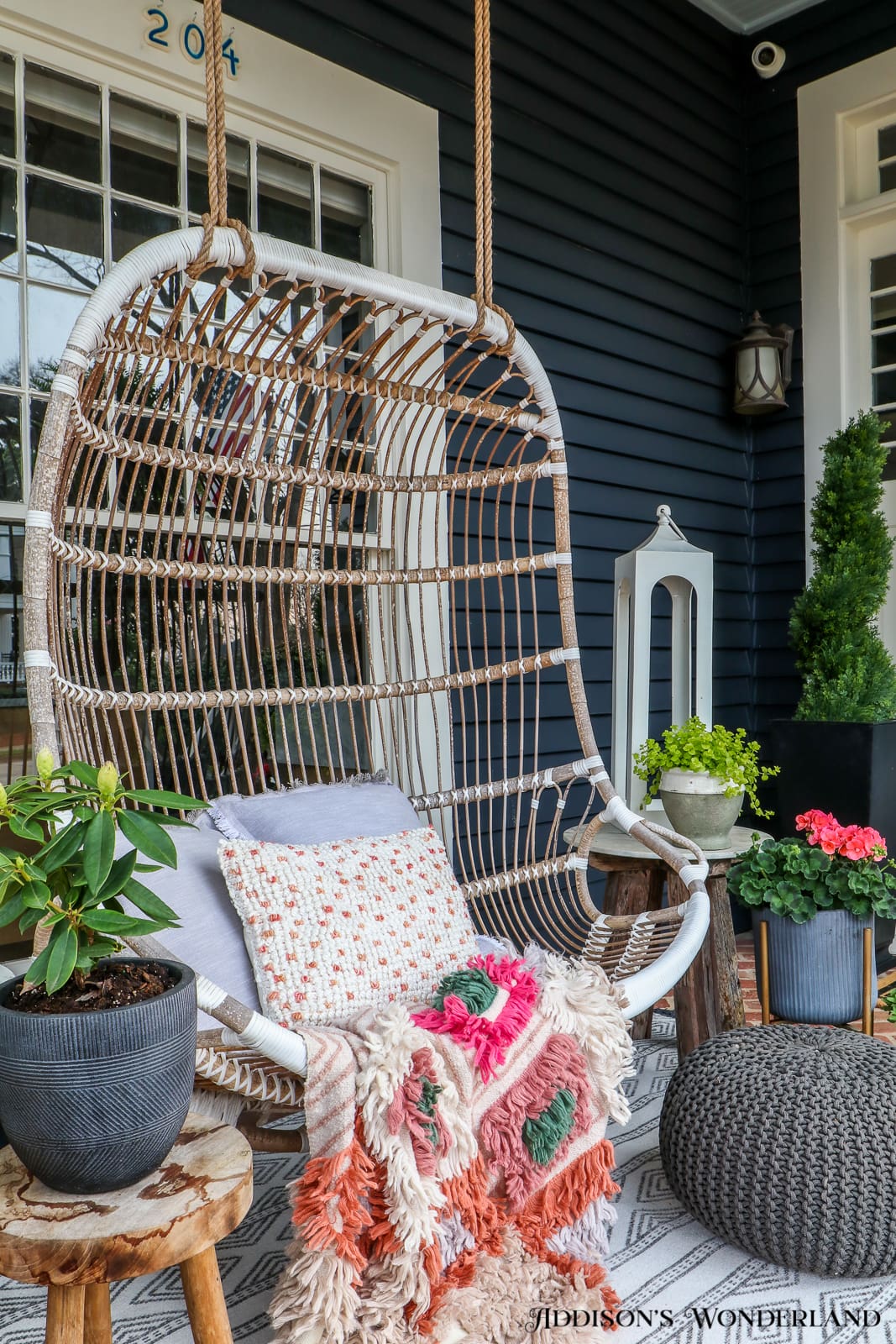 Front Porch Refresh with a Faux Twist… Quite Literally! - Addison's ...