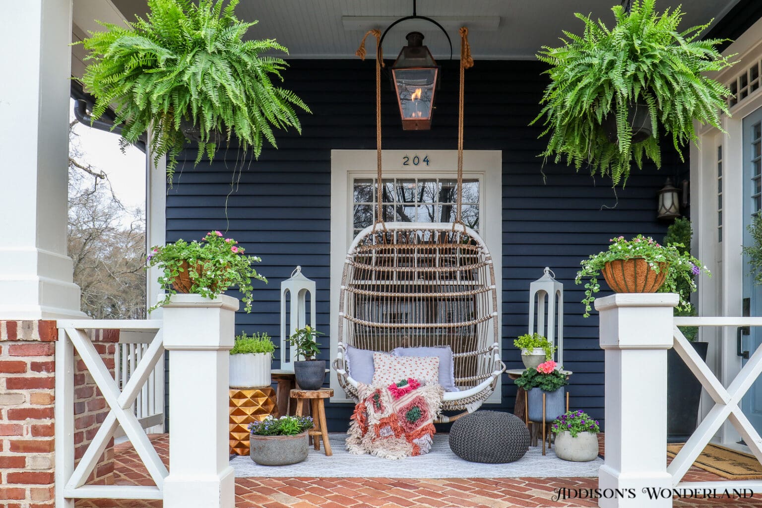 Front Porch Refresh with a Faux Twist… Quite Literally! - Addison's ...