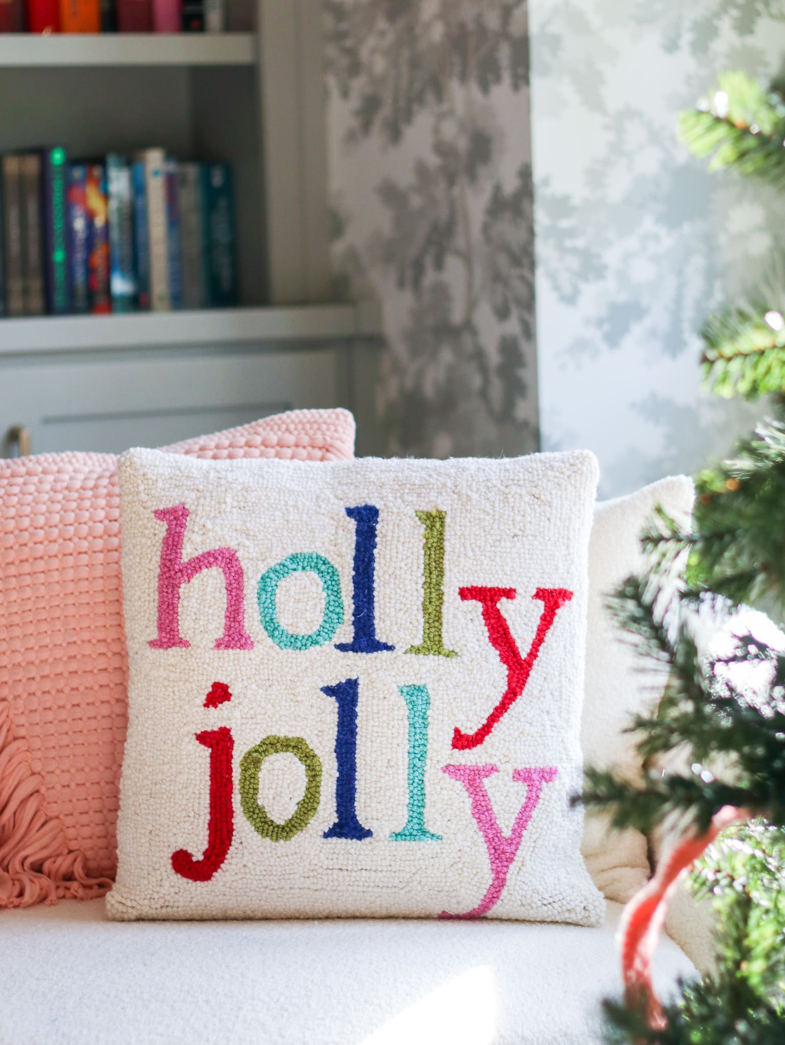 Gray and White and Pink All Over… Our Festive Christmas Playroom ...