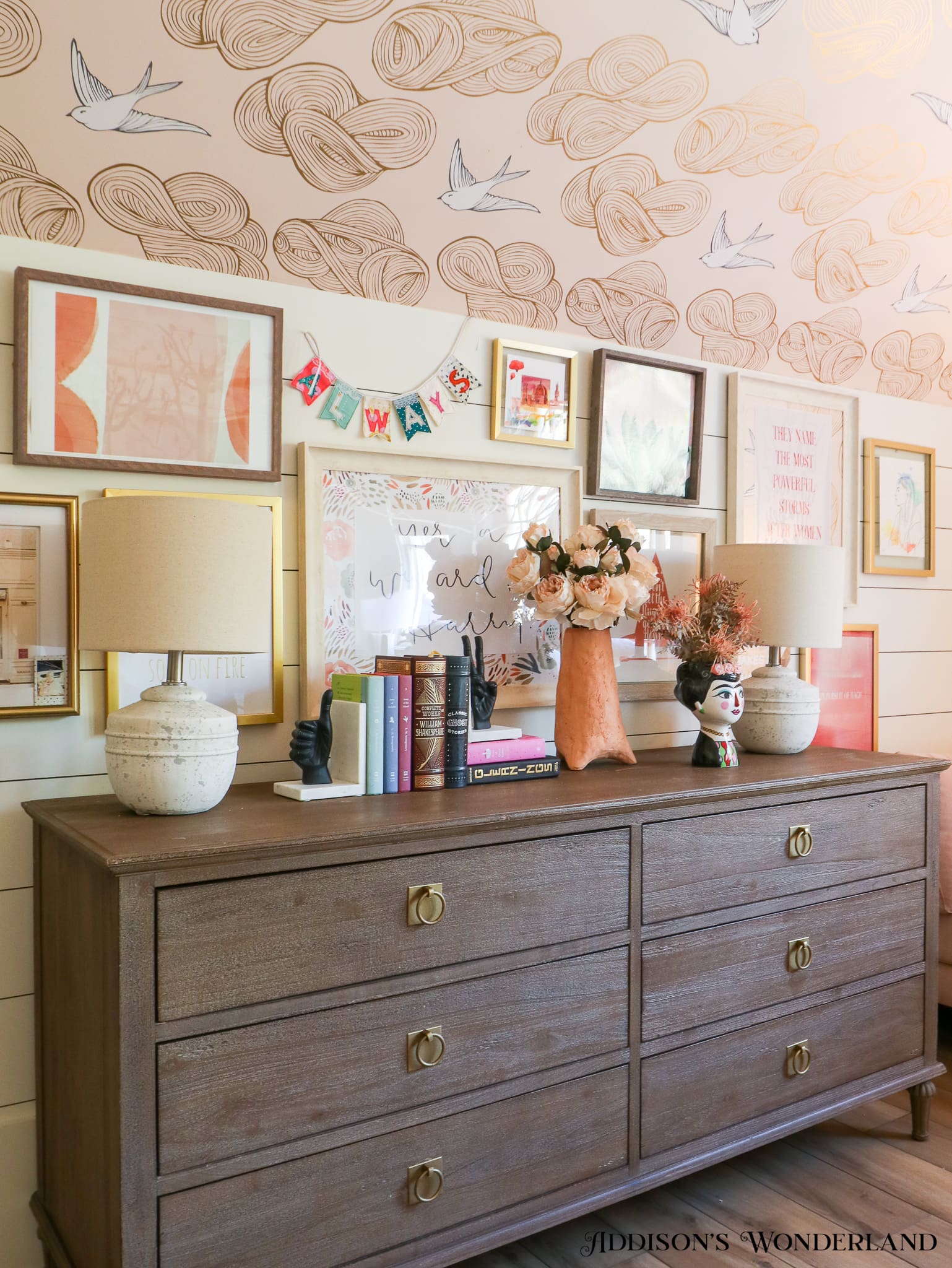 A Few Fun Updates In Addie’s Teen Peachy Pink Bedroom - Addison's ...