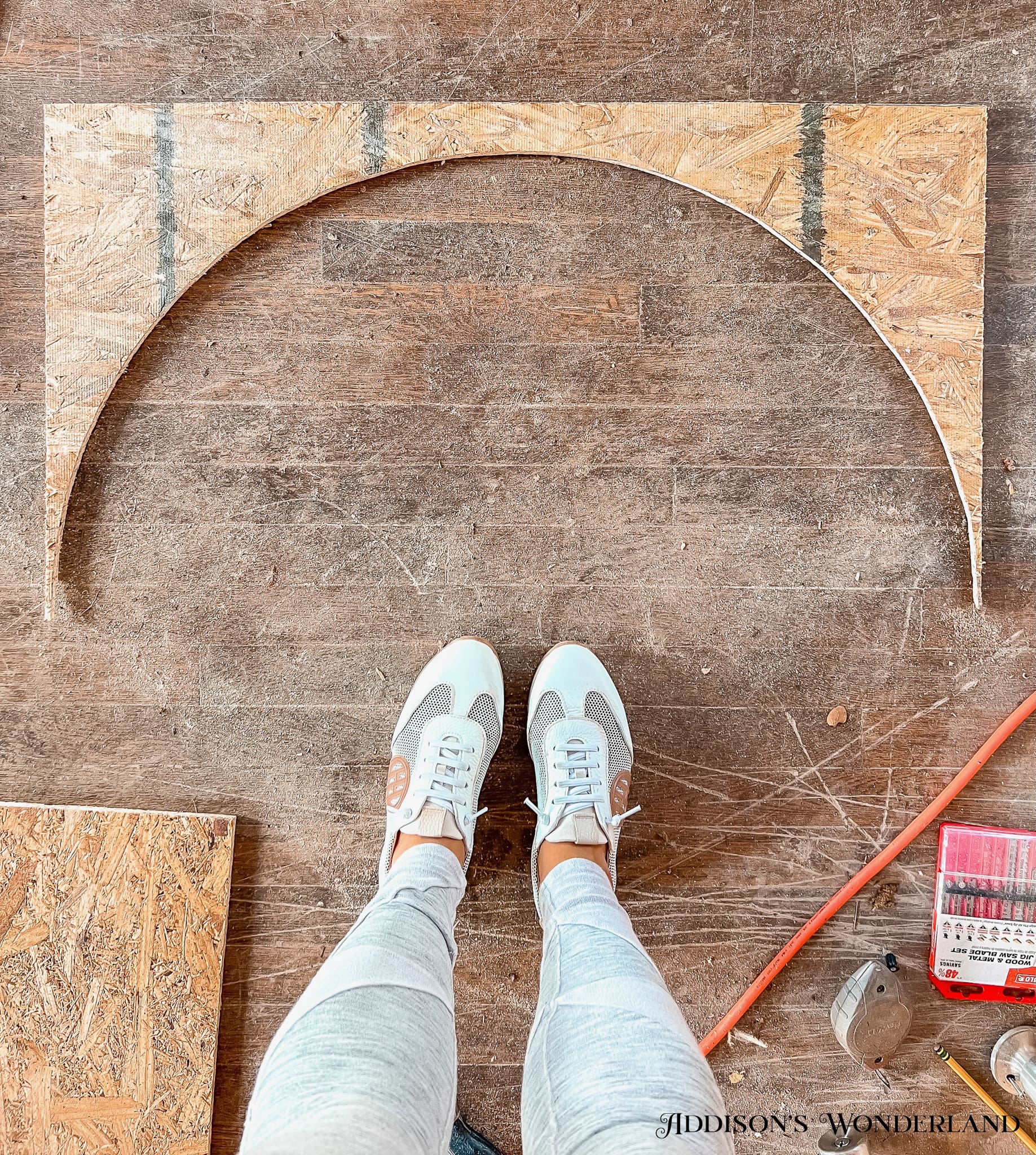 How to Create An Arched Doorway Opening Tutorial DIY… - Addison's ...